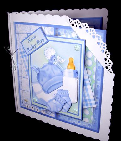 New Baby Boy Multi-layer Card Mini Kit - CUP586221_1648 | Craftsuprint