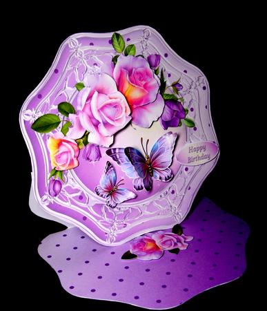 Roses and Butterflies Wavy Octagon Card Mini Kit - CUP601263_1648 ...