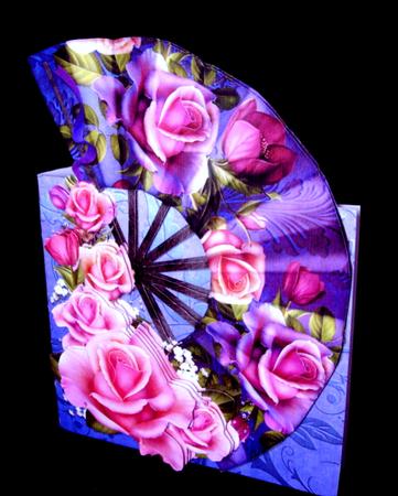 Romantica - Fan Shaped Card Mini Kit - CUP602255_614 | Craftsuprint