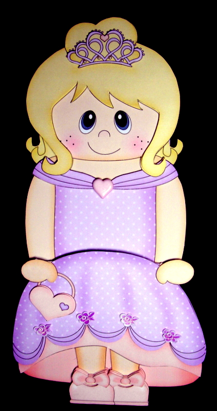 3D on the Shelf Card Kit - Princess Flo - CUP604267_359 | Craftsuprint