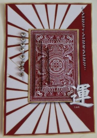 Chinese Good Luck Card Topper - CUP468128_99 | Craftsuprint