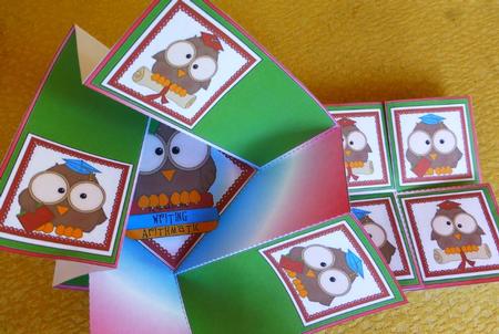 Twist Turn Topper - Studious Owls - Photo by Donna Ritchie