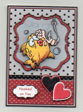 Hooked on You Valentine's Day Card Topper & Decoupage - CUP589774_68 ...