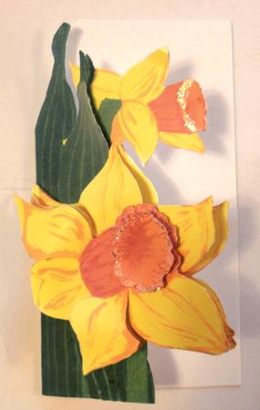 Daffodil Cutout Card - CUP55857_155 | Craftsuprint