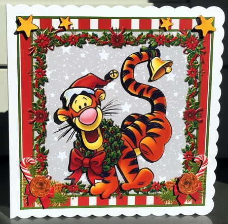 Happy Christmas Tigger Style 2 - CUP819446_2248 | Craftsuprint