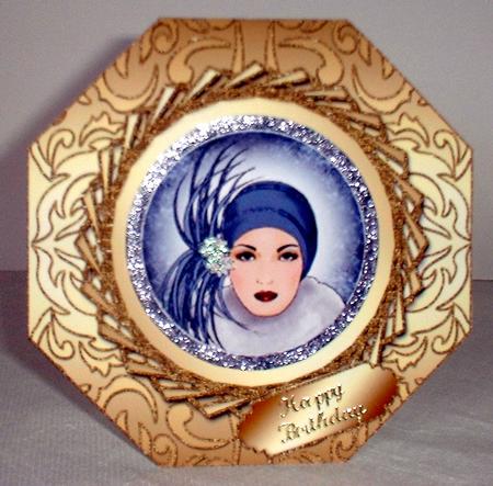 Fancy Octagon Shaped Blank Card 1 - CUP162550_96 | Craftsuprint