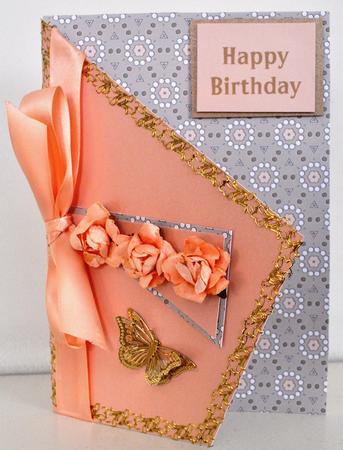 Peach Bouquet Backing Paper-1 - CUP70491_422 | Craftsuprint