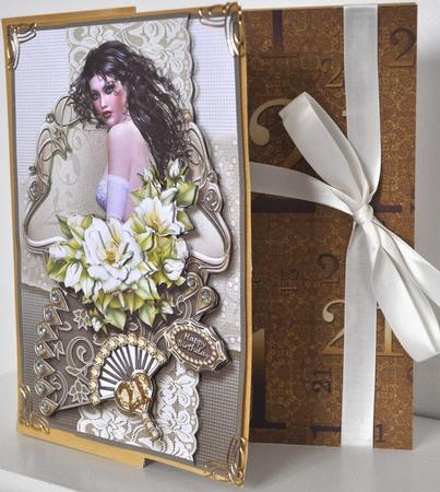 Gold Metallic 21 Birthday A4 Backing Paper - Photo by Elaine Thompson