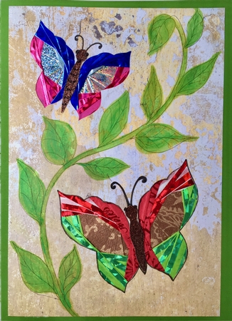 Serenity Iris Folding Butterfly Pattern - CUP836956_96 | Craftsuprint