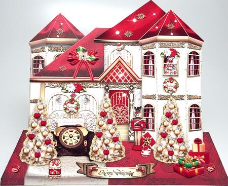 Christmas Family House Card Kit - CUP640083_1641 | Craftsuprint