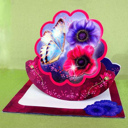 Wonderful Anemone Rocker Card Kit - CUP401000_1483 | Craftsuprint
