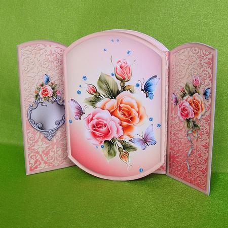 Pretty Roses Pop-out Mini Kit - CUP512332_1648 | Craftsuprint