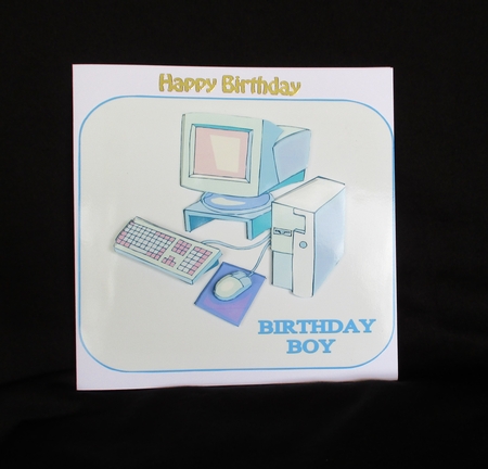 Birthday Boy Computer - CUP772094_16808 | Craftsuprint