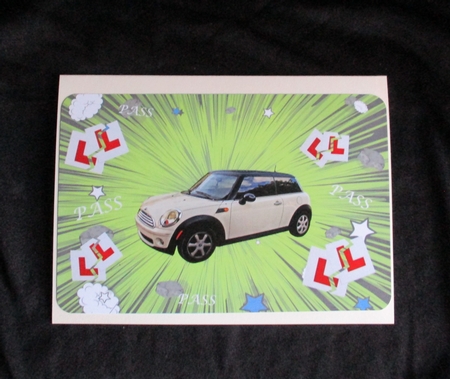 Driving Test Pass - Mini cream - CUP924853_3656 | Craftsuprint