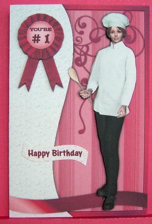 Female Chef Birthday or Congratulations - CUP191567_543 | Craftsuprint