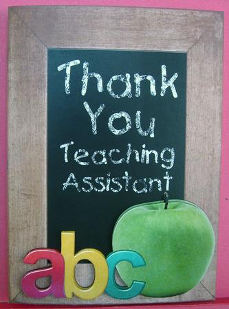 Thank You Teaching Assistant A4 Card Front - CUP200288_1068 | Craftsuprint