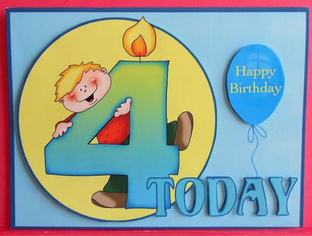 4 Today Boys Quick Card with Decoupage - CUP230130_631 | Craftsuprint
