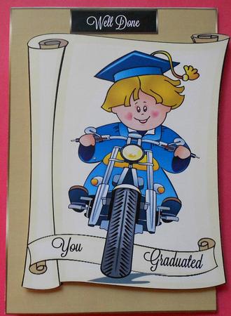 Graduation Biker - CUP512462_107 | Craftsuprint