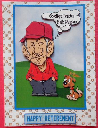 Happy Retirement Card Male - CUP610373_601 | Craftsuprint