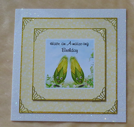 Humourous Corn Card - Photo by Faye Volo