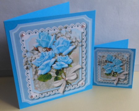 Lovely Blue Shaped Card 2 - CUP646079_1398 | Craftsuprint