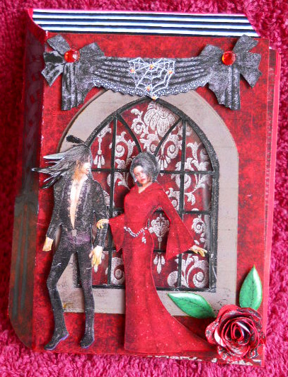 Twilight Red Velvet Book Card Kit - Photo by Gail Pennycuick