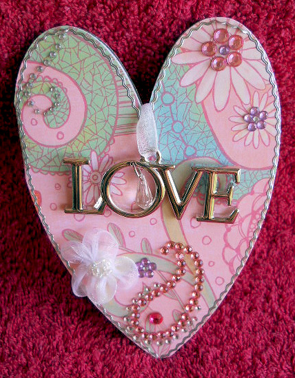 Heart Card Template - CUP90613_822 | Craftsuprint