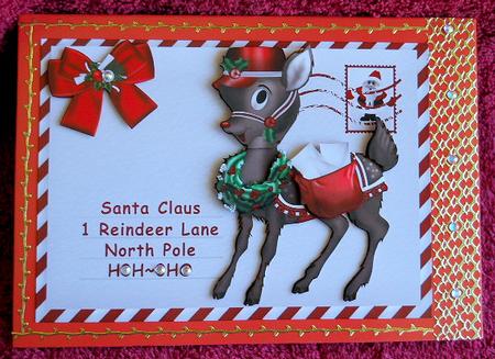 Letter to Santa, with Rudolph - CUP483093_415 | Craftsuprint