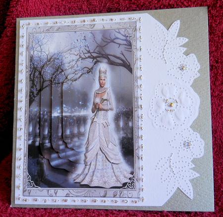Silver Queen A5 Pyramid Topper - CUP574183_1777 | Craftsuprint