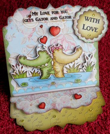 Gator Love Easel Mini Kit - CUP600744_262 | Craftsuprint