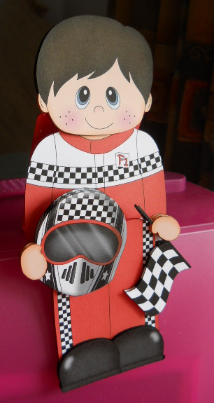 3D on the Shelf Card Kit - Little F1 Racing Driver Gerry - CUP662579 ...