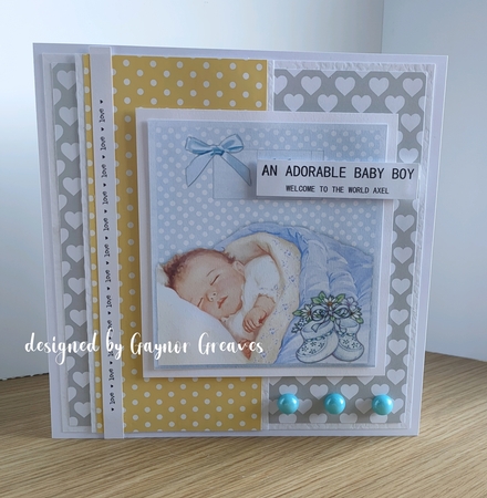 Vintage New baby Boy - CUP742865_936 | Craftsuprint