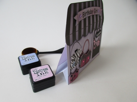 3D Shaped Card Kit - Little Handbag Shop - CUP1025224_359 | Craftsuprint