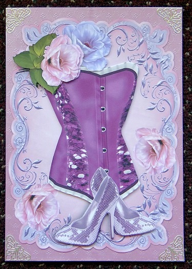 Pink/lilac Roses with Pretty Basque and Shoes - CUP428265_415 ...