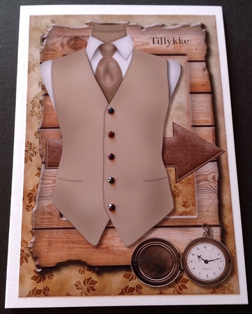 Male Card Gentleman - CUP629005_936 | Craftsuprint