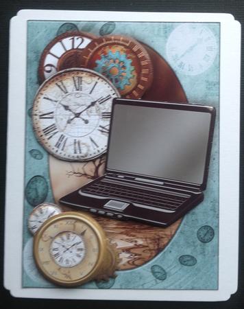 Computer Time Male Card - CUP601627_1812 | Craftsuprint