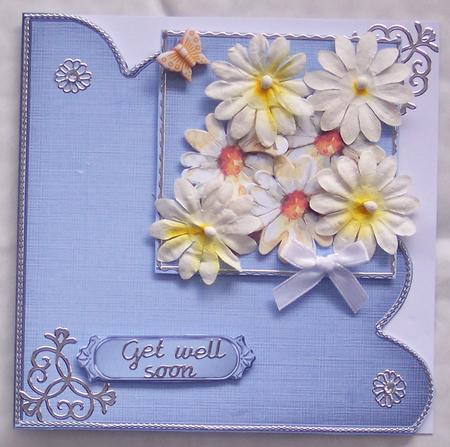 Square Cut and Fold Shell Corner Card Plain Card Base - Photo by Glenys ...
