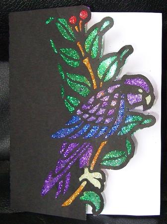 Parrot Over the Edge Card - CUP691548_198 | Craftsuprint