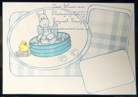 Baby Boy Backing Paper 1 - CUP535055_1051 | Craftsuprint