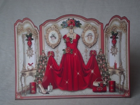 Red Christmas Dressing Room Mini Kit - CUP911202_1641 | Craftsuprint