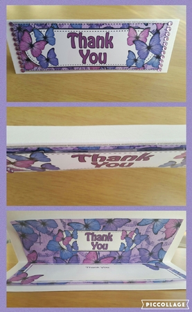 Large Dl Thank You Butterflies Card & 3D Decoupage - Photo by Hayley ...