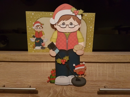 3D Christmas On the Shelf Card Kit - Little Christmas Treasure Hunter ...