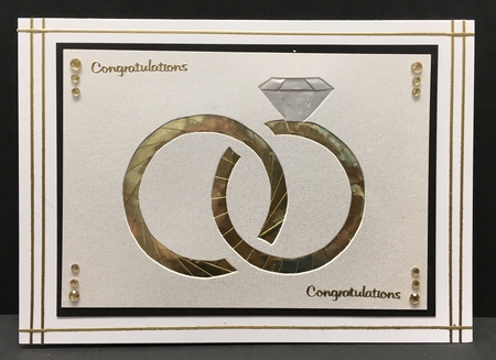 Engagement / Wedding Rings Iris Folding Pattern - CUP494838_172 ...