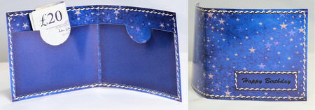 Small Blue Star Wallet Card - CUP137205_877 | Craftsuprint