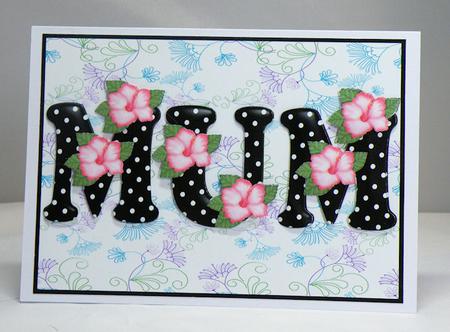 Floral Mum - CUP280780_695 | Craftsuprint