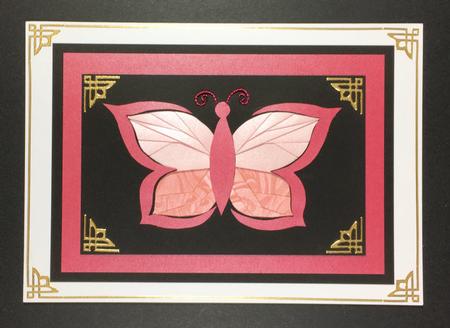 Iris Folding Butterfly Pattern 6 - Photo by Hazel Pepper