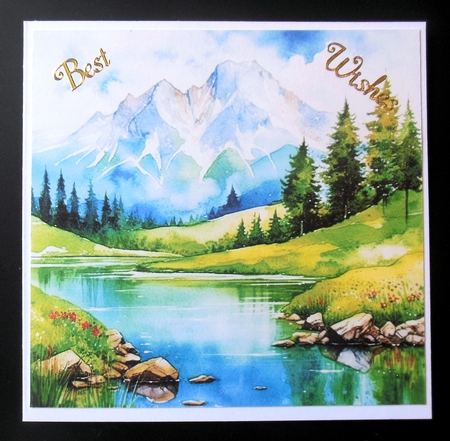 Watercolor Nature Scenes 8x8 Backgrounds - set 1 - Photo by Hazel Sumner