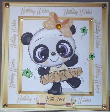 Cute Buff Panda Ballerina - Photo by Hazel Underwood