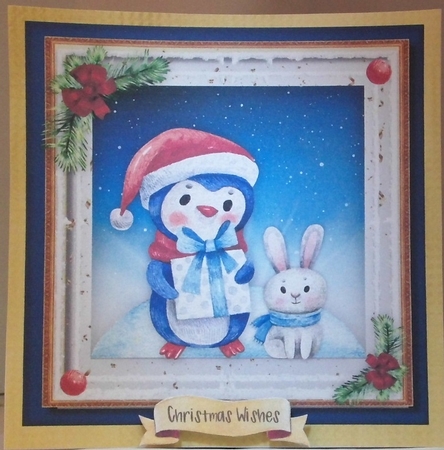 Penguin and Rabbit - CUP1010091_1398 | Craftsuprint