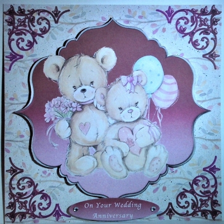 WEDDING ANNIVERSARY BEARS - CUP884795_2237 | Craftsuprint